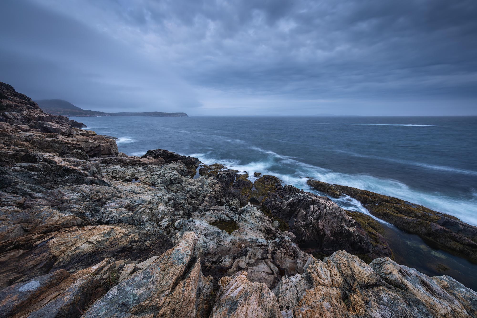 Otter Cliffs at Twilight